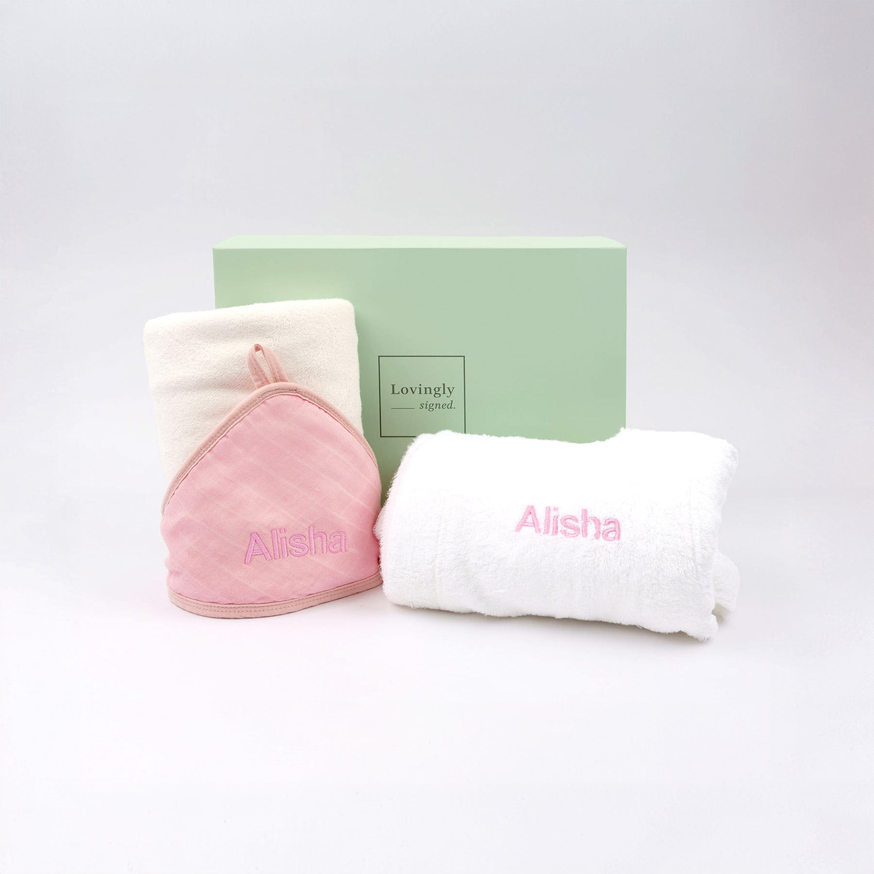 The Full Month Bath Hamper - Pink